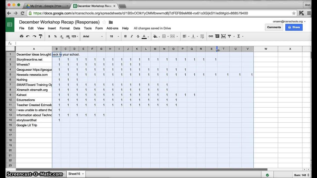 Google Forms Analyzing Checklist Items - YouTube