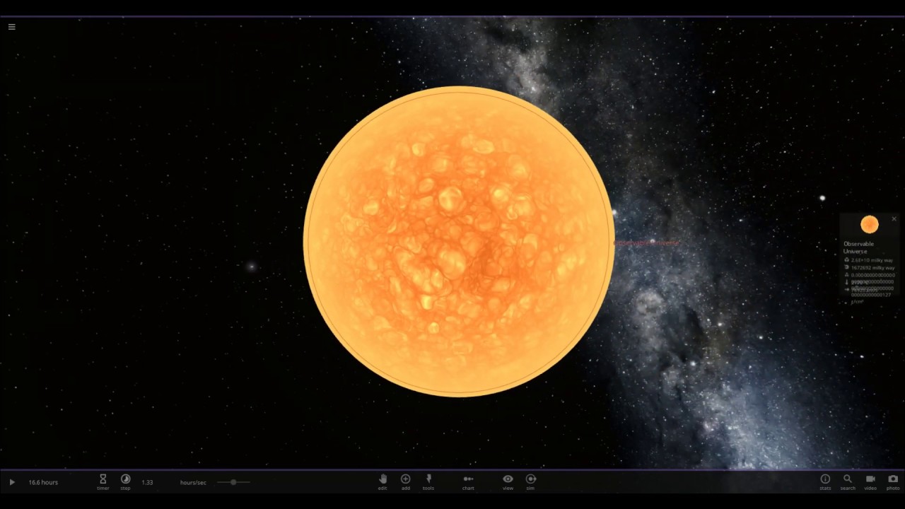 Universe Sandbox ² Universe Size Comparison 2019 - YouTube