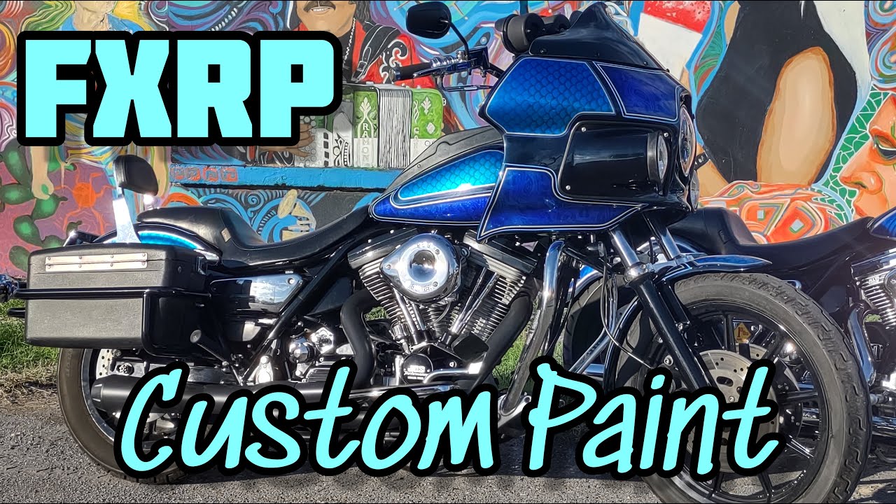Performance FXR FXRP FXRT Custom Kandy Candy Paint Flake Patterns - YouTube