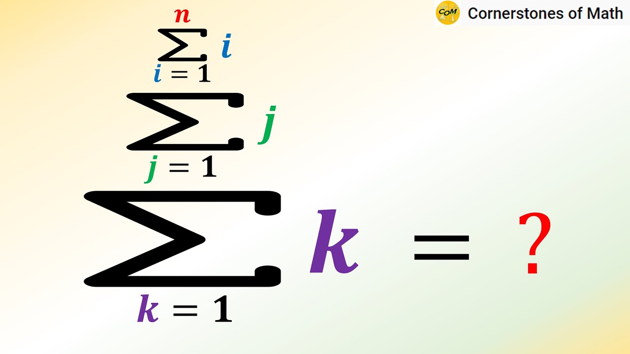 A Triply Stacked Cursed Sigma Notation That You’ll Never Encounter in ...