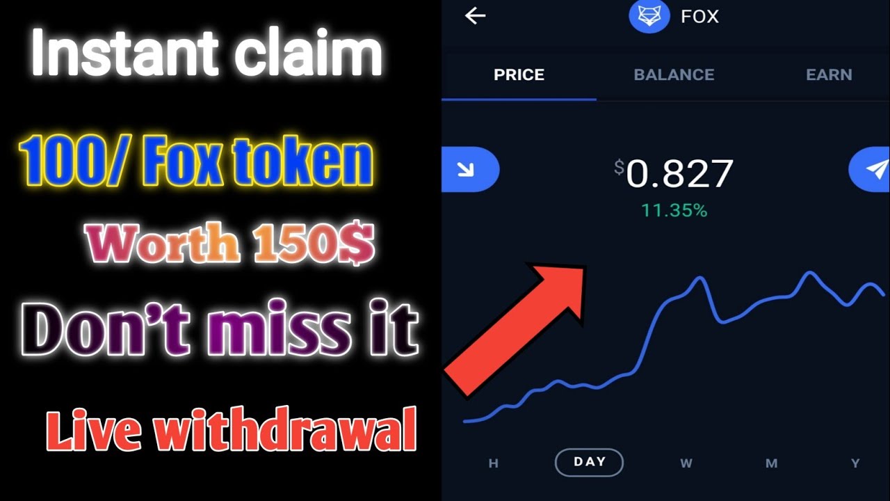 Instant claim already listed 150$ fox token in trust wallet / 1 fox = 1 ...