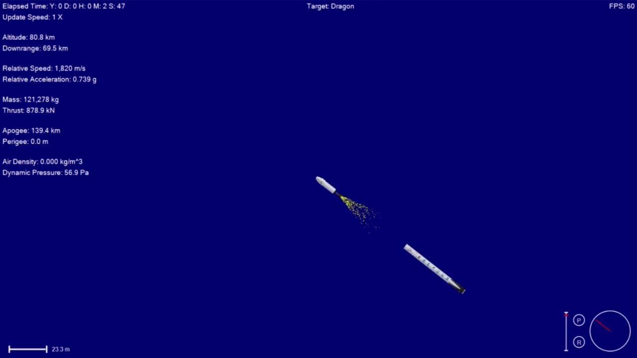 SpaceX CRS 8 Launch Simulation - YouTube