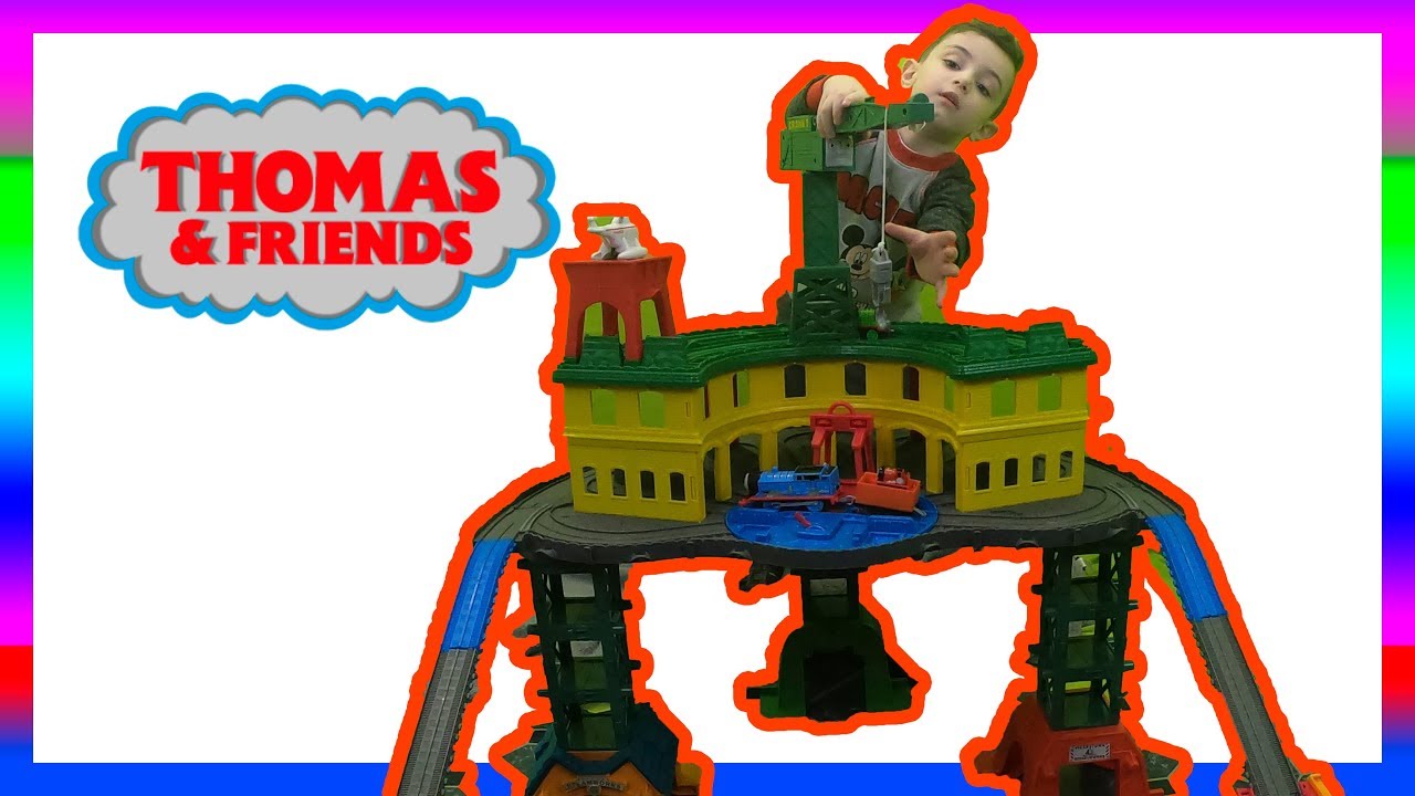 Thomas Super Station Thomas And Friends STAIR TRACK - YouTube