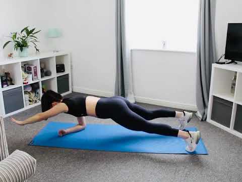 Plank Forward Reach - YouTube