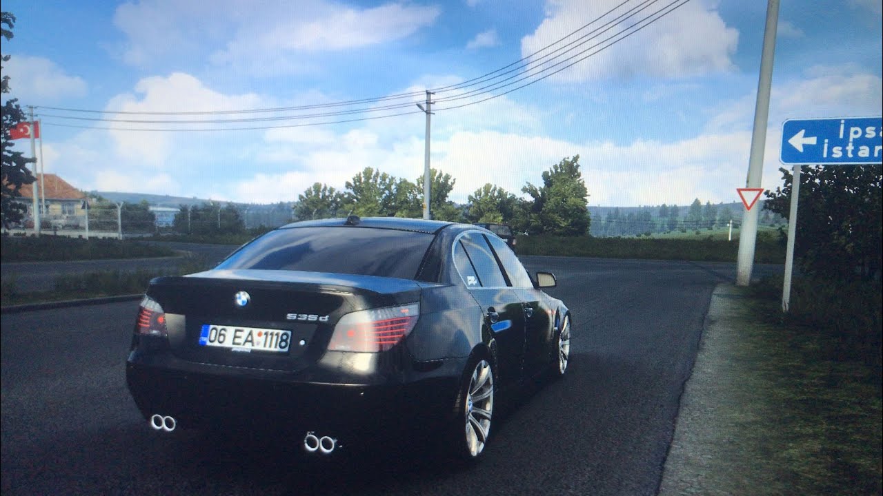 ETS2 1.48/ BMW E60 535i ile rahatlama seansı !! - YouTube
