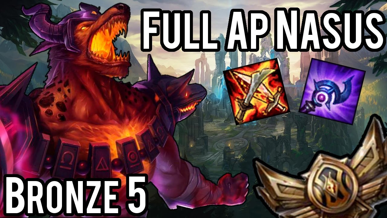 BRONZODIA 5 - FULL AP NASUS MID - League of Legends PL - YouTube