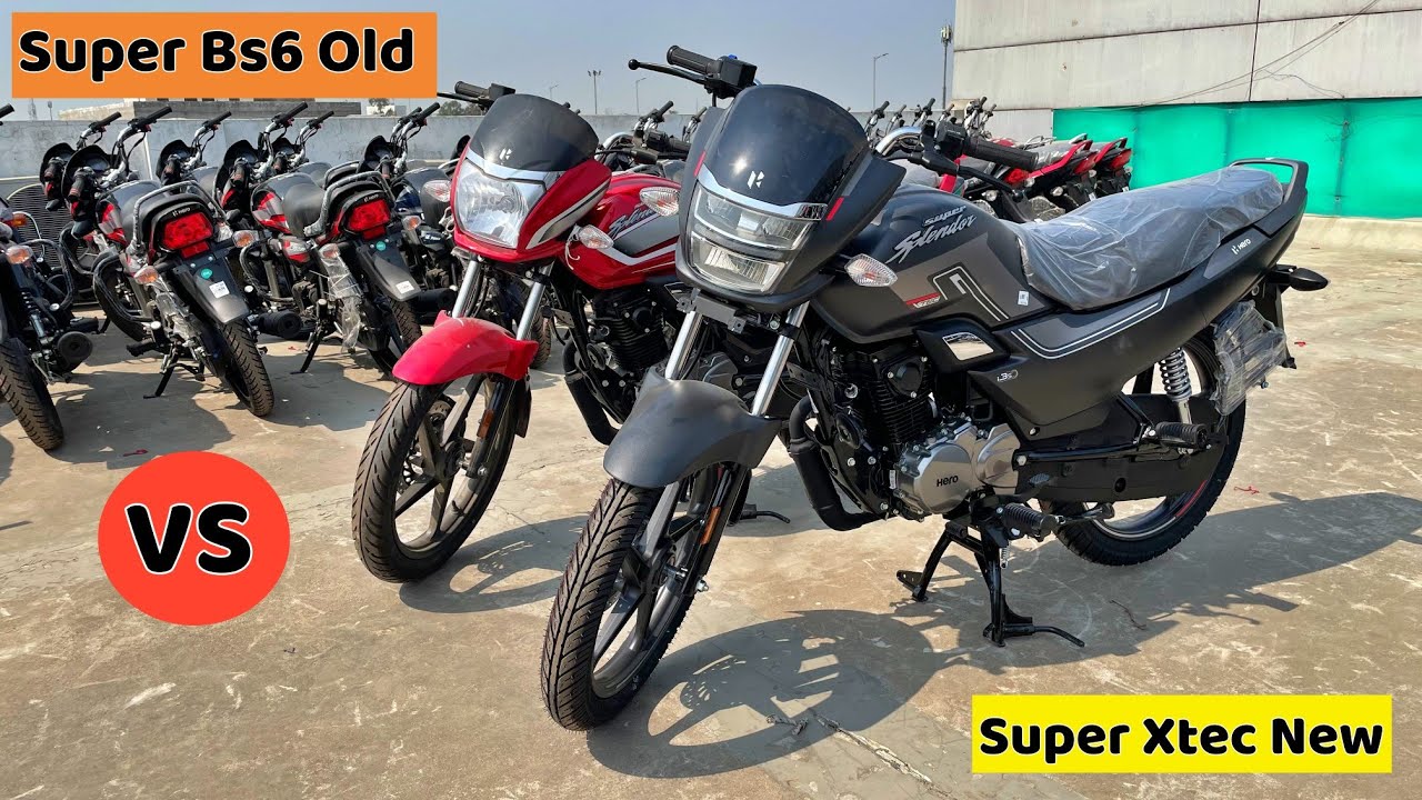 New Hero Super Splendor Xtec 125 VS Super Splendor Bs6 Which Is Best ...
