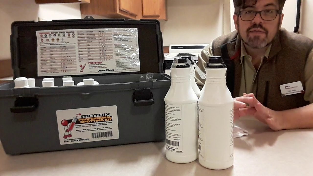 Introduction to spot cleaning part 1- the Matrix kit - YouTube