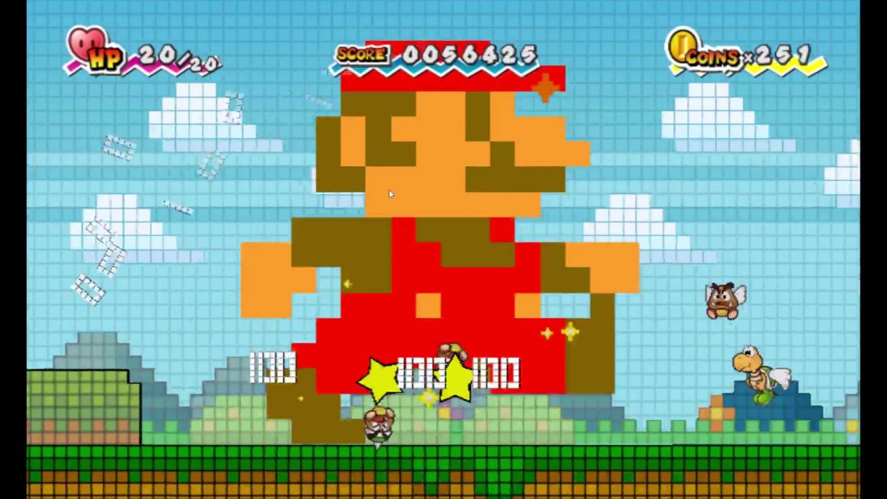 Super Paper Mario - Mega Koopa Softlock Glitch - YouTube