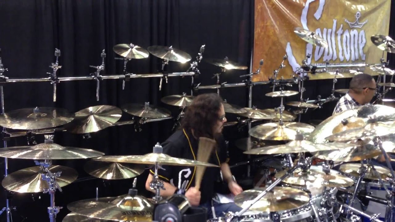 Nick Menza Drum Session NAMM SHOW14 - YouTube