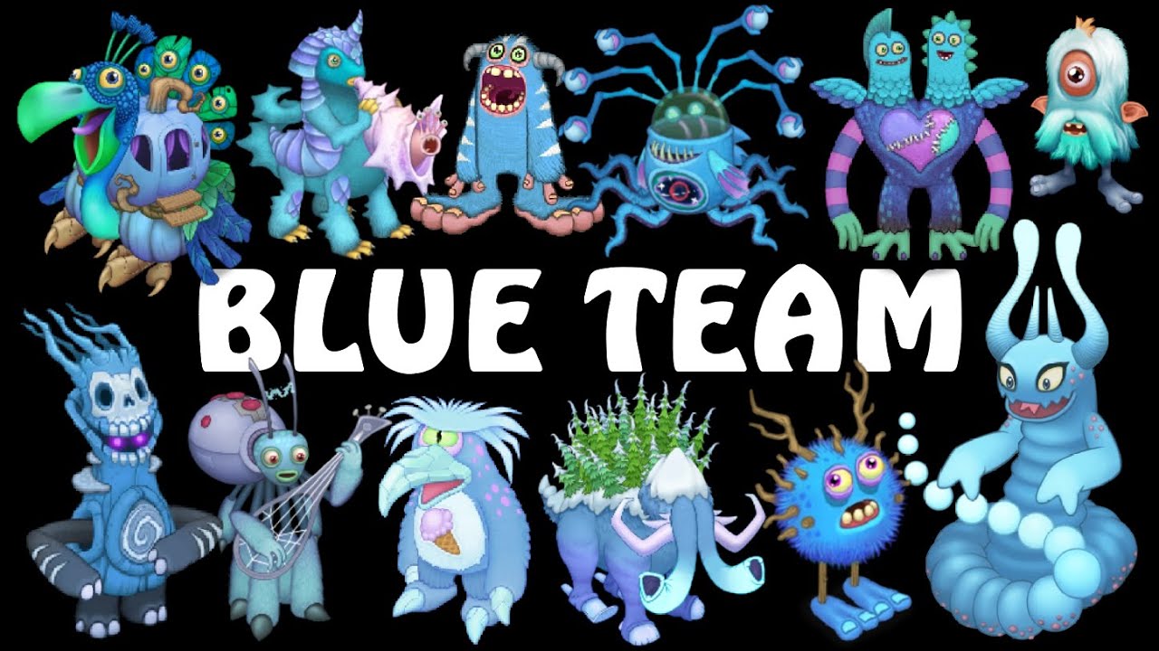 ALL BLUE Monsters - My Singing Monsters (All Sounds & Animations) - YouTube