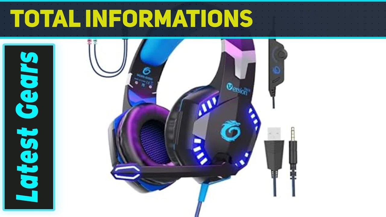 VersionTECH G2000 Gaming Headset Best Bass Surround Headphones for PS5 ...