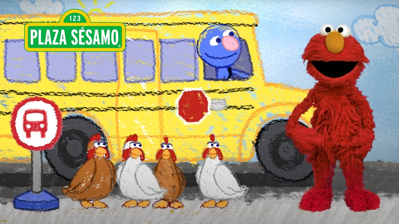 Plaza Sésamo: ¡Elmo quiere conducir un autobús! | El Mundo de Elmo ...