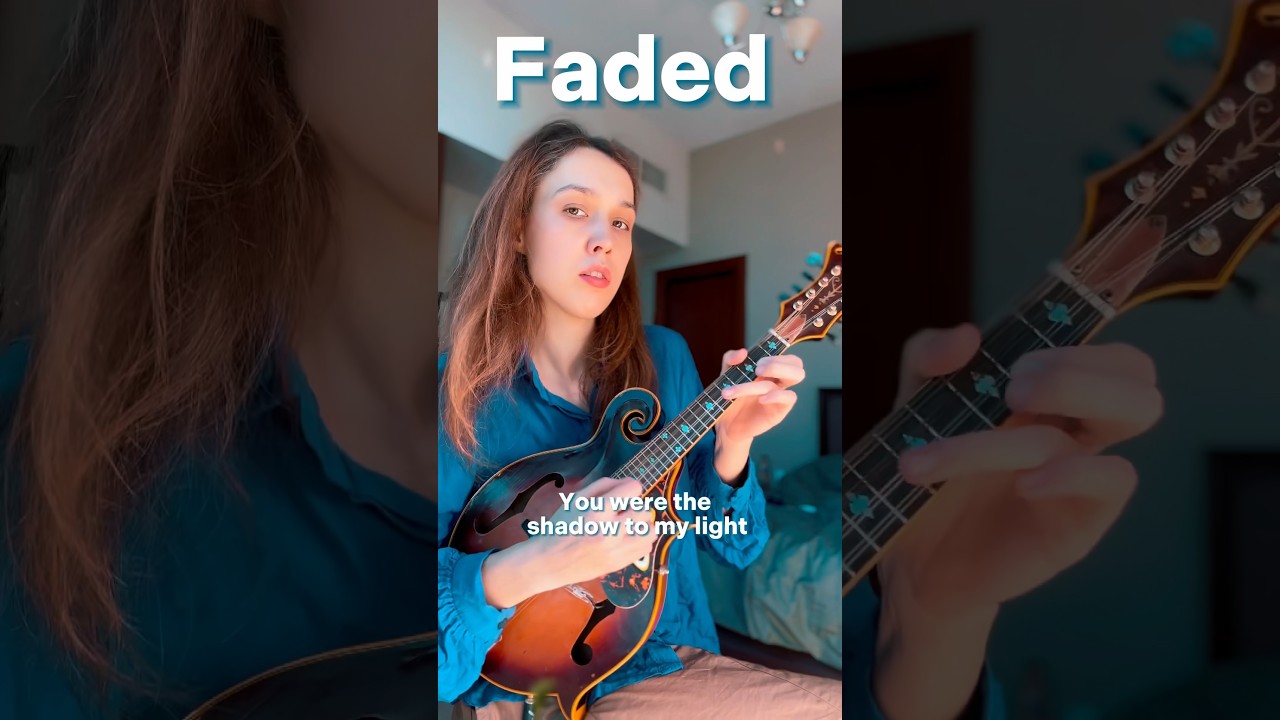 Faded by Alan Walker 💙🩵 #mandolin #ukulele #acoustic #cover #instrumentalmusic #faded # ...