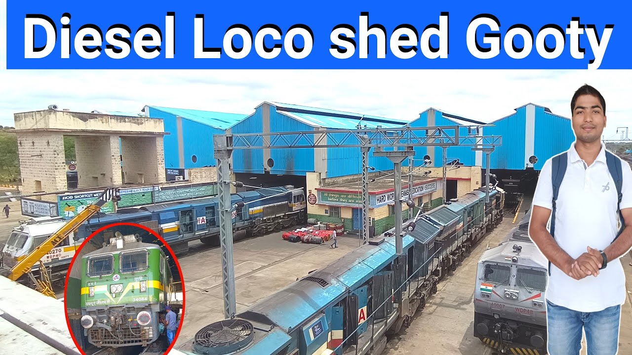 TECHNICIAN-||| Work IN DIESEL LOCO SHED . - YouTube