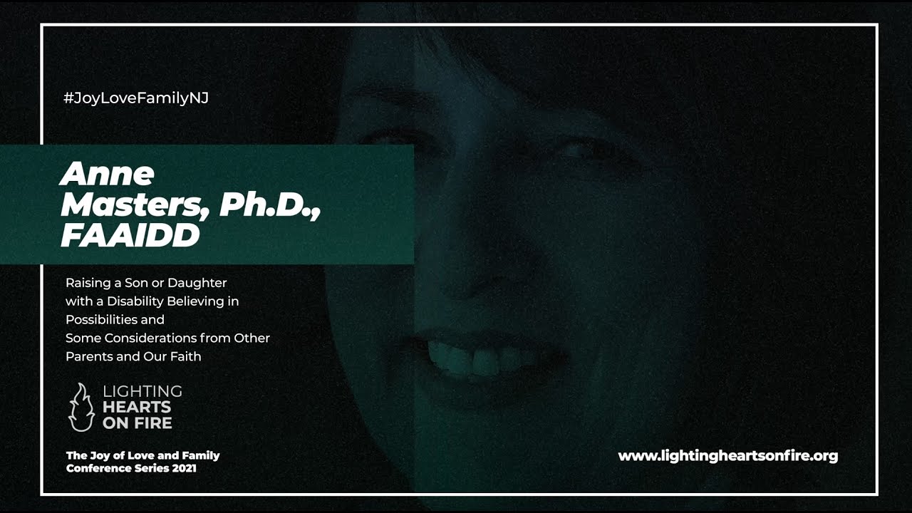 #JoyLoveFamilyNJ | Anne Masters, Ph.D., FAAIDD - YouTube