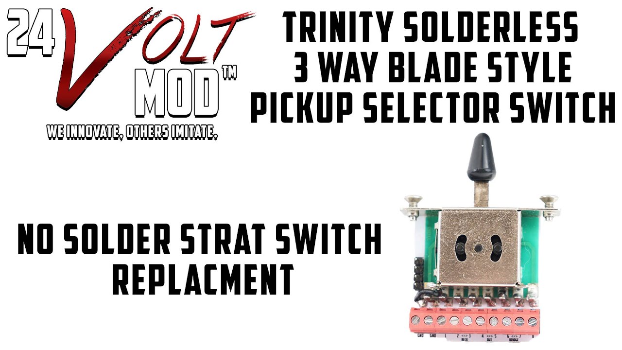 Installing a 3 Way Blade Style Pickup Selector Toggle Switch Strat or ...