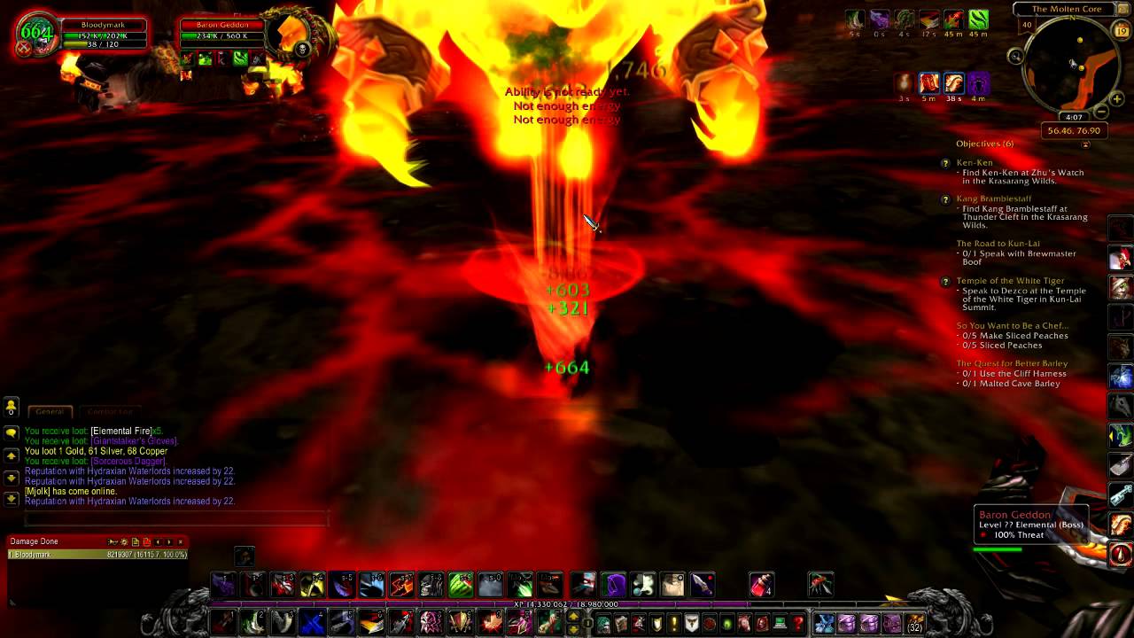 Molten Core solo with lvl 87 Rogue (Guide in description) - YouTube