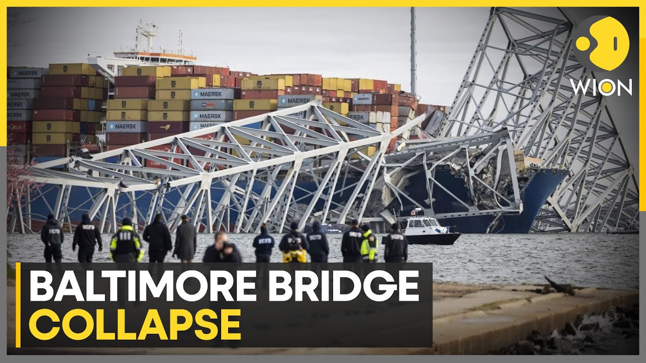 Baltimore bridge collapse: Clean-up underway, massive crane arrives ...
