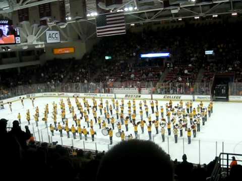 Boston College Marching Band - Eagles on Ice - YouTube