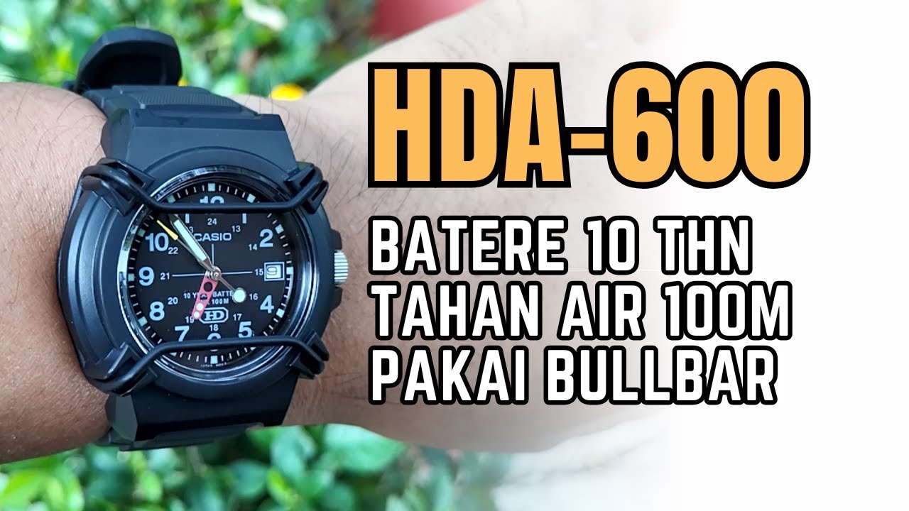 Review Casio HDA-600: Jam Casio Analog Unik, Baterai 10 Tahun & Tahan ...
