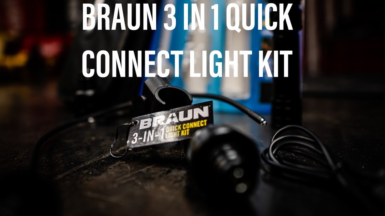Braun 3 in 1 Quick Connect Light Kit Review - YouTube