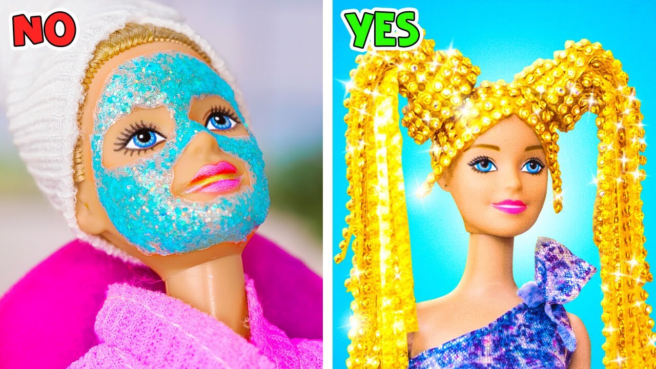WOW! Doll MAKEOVER 💖 Beauty Hacks & Tiny Crafts for Dolls by Imagine PlayWorld - YouTube