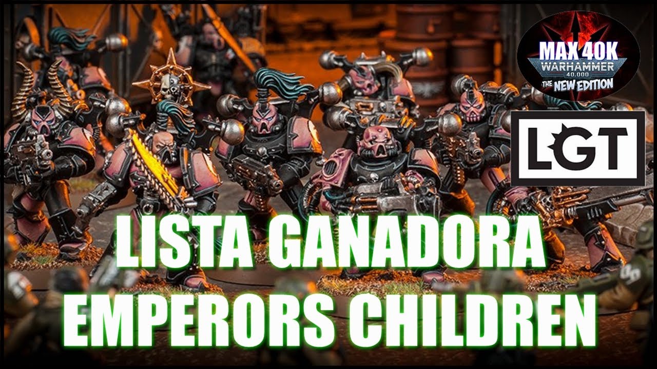 Emperor Children Lista Ganadora London GT Warhammer 40K 2022 - YouTube