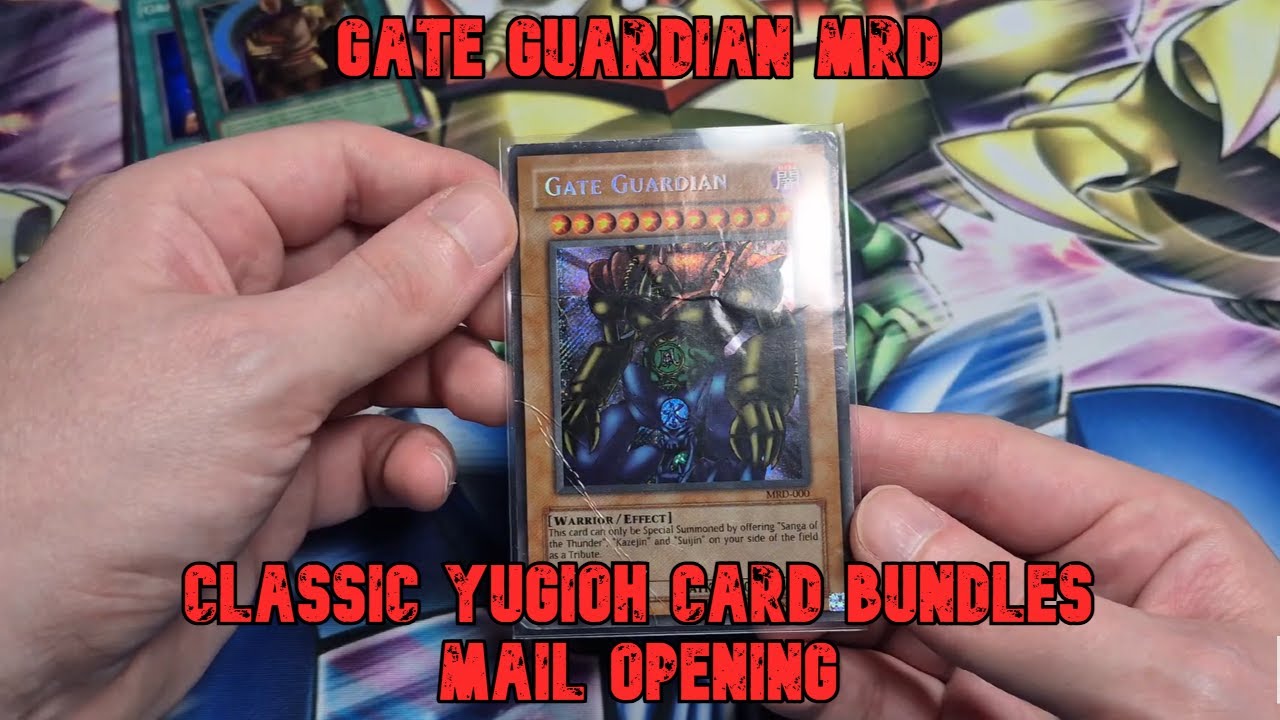 Gate Guardian MRD Secret Rare Classic Yugioh Card Bundle Mail Opening ...