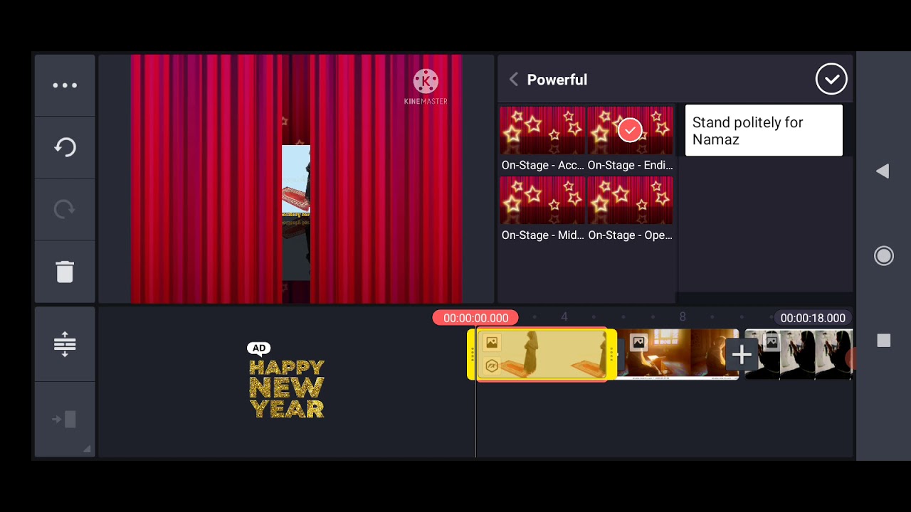 How to create project or video using kinemaster apps - YouTube