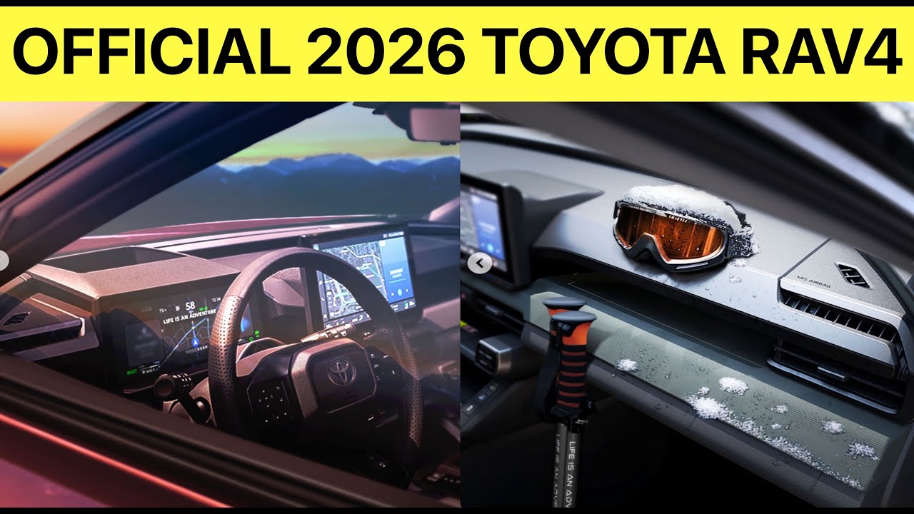 Official All New 2026 Toyota RAV4 Photos & Details Before Full Reveal ...
