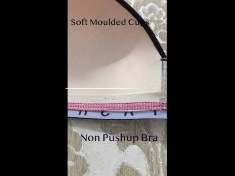 Glus Pink Fashion  Padded Non wire  Bra