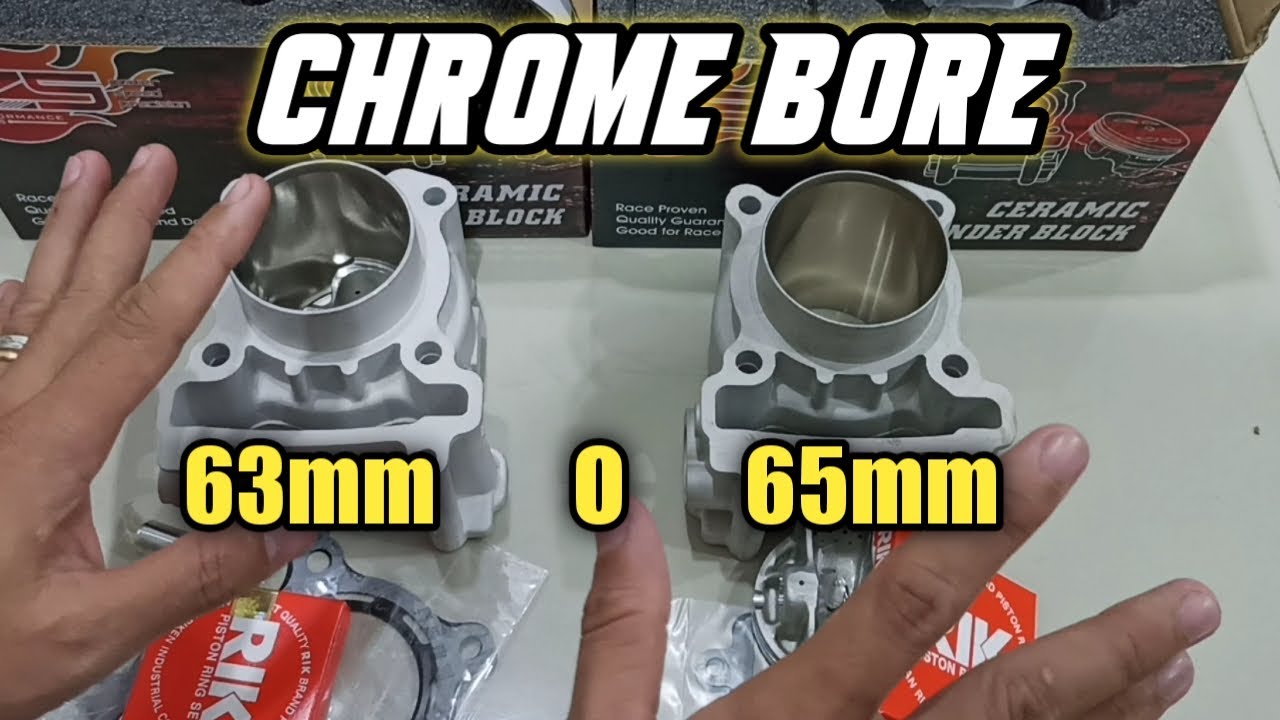 Sniper 150 ceramic block / chrome bore 63mm and 65mm Z-5 performance ...