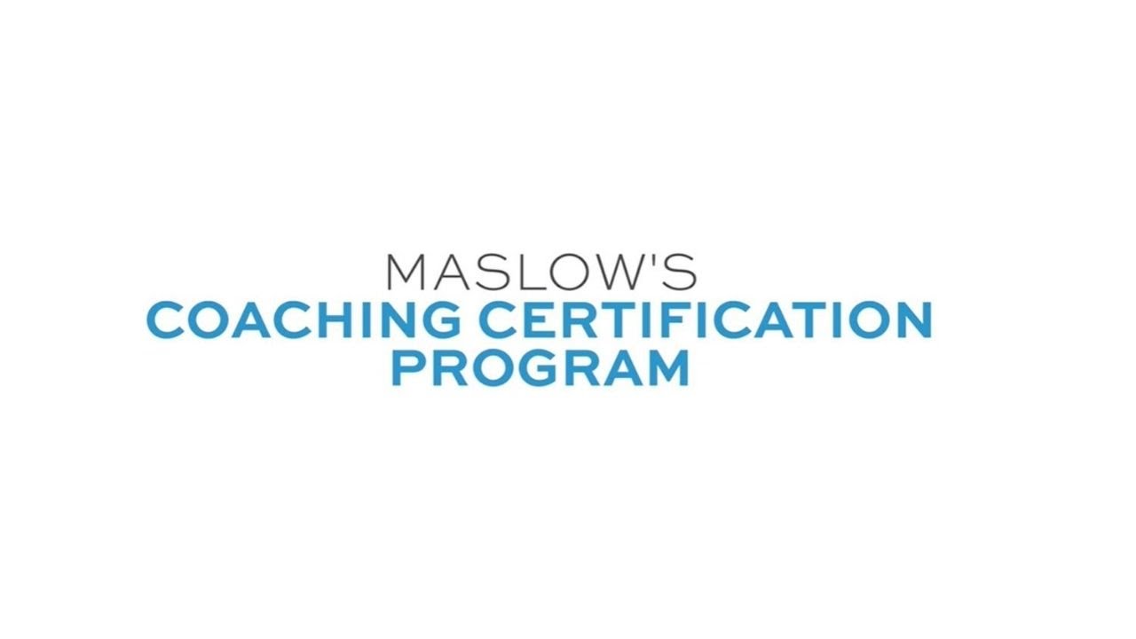 Maslow Coaching Certification Programs - YouTube