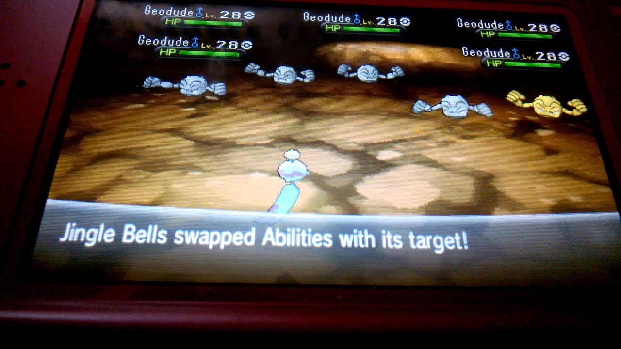 Shiny Geodude FINALLY! (Horde Encounter) - YouTube