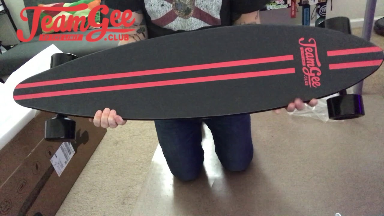 TEAMGEE H6 ELECTRIC SKATEBOARD UNBOXING - YouTube