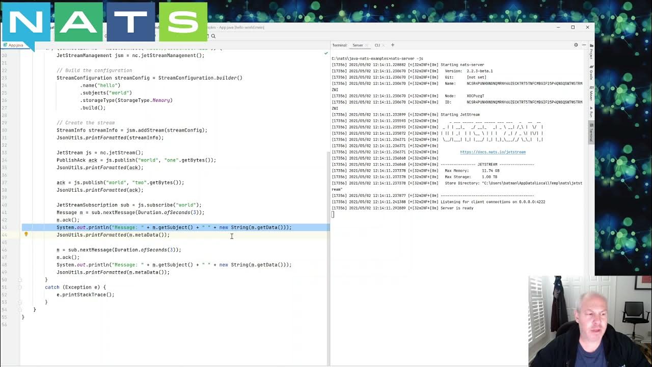 NATS Java Client JetStream Tutorial - YouTube