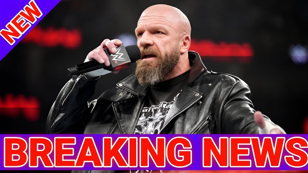 Tears and Very sad😭update! Triple H Reveals Heartbreak News for WWE ...
