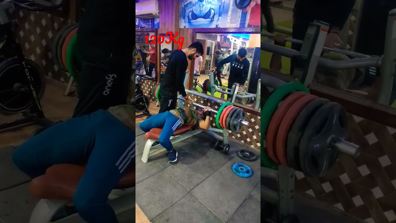 120kg Bench Press | Chest workout | Heavy Bench Press - YouTube