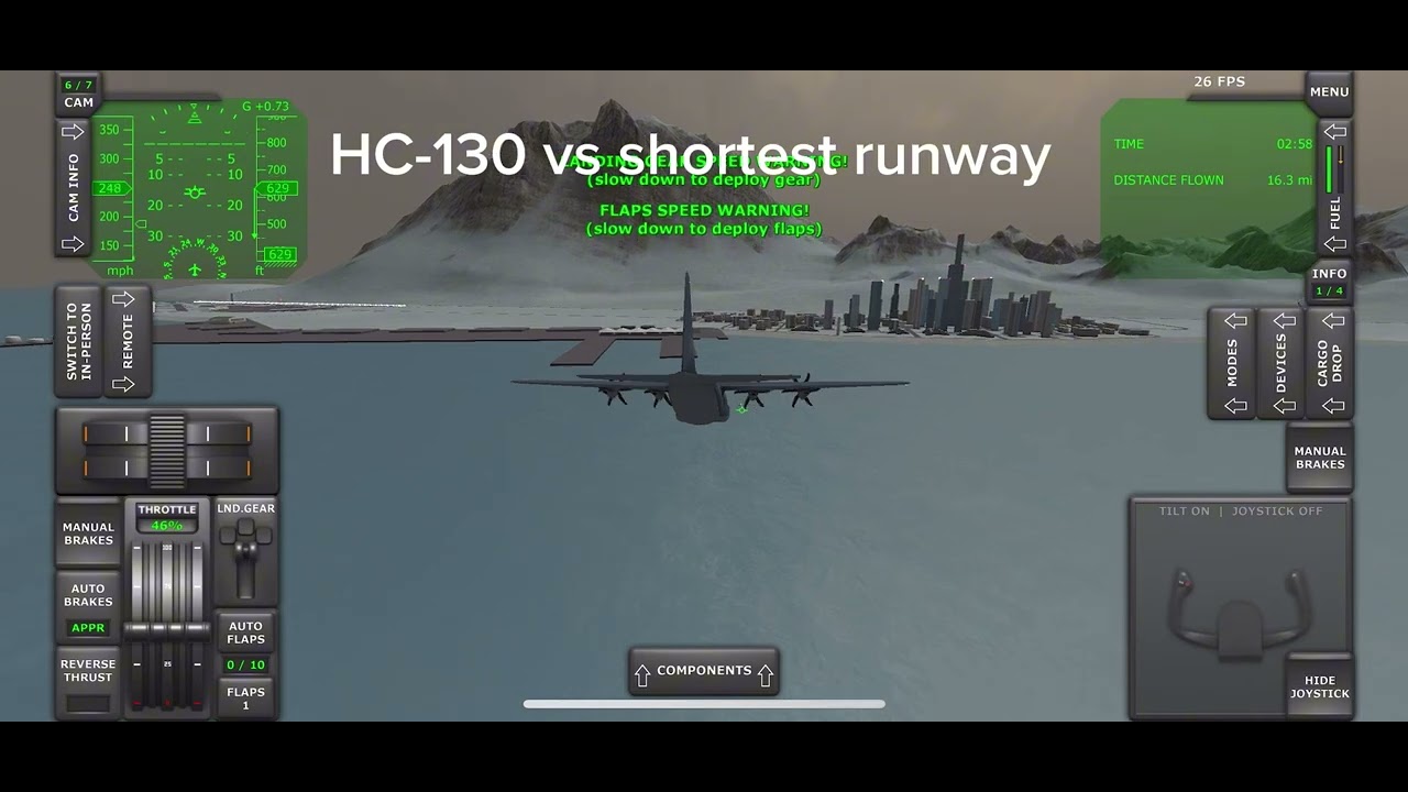 HC-130 vs shortest runway in TFS #turbopropflightsimulator ...