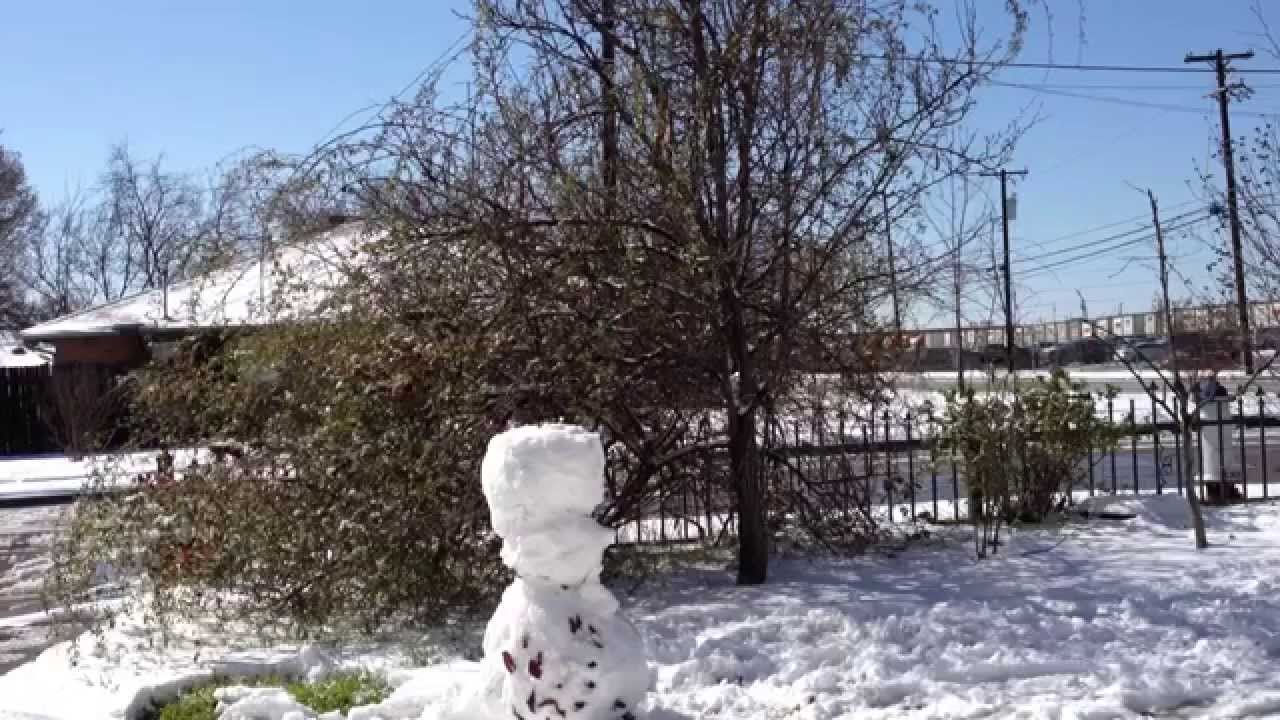 Destroying a snowman - YouTube