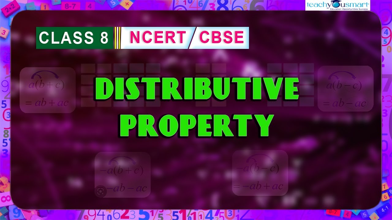 Rational Numbers| Distributive Property| Multiplication Over Addition ...
