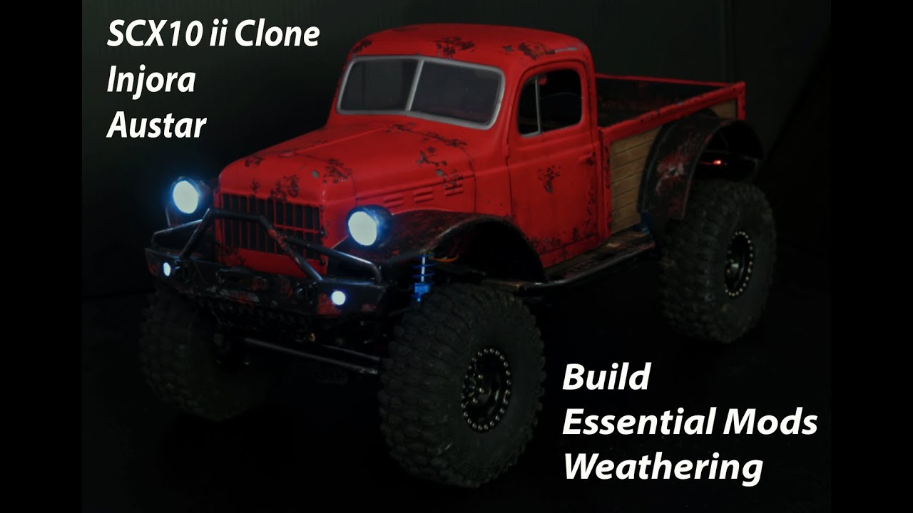 SCX10 ii Clone Build and Essential Mods Injora Austar - YouTube