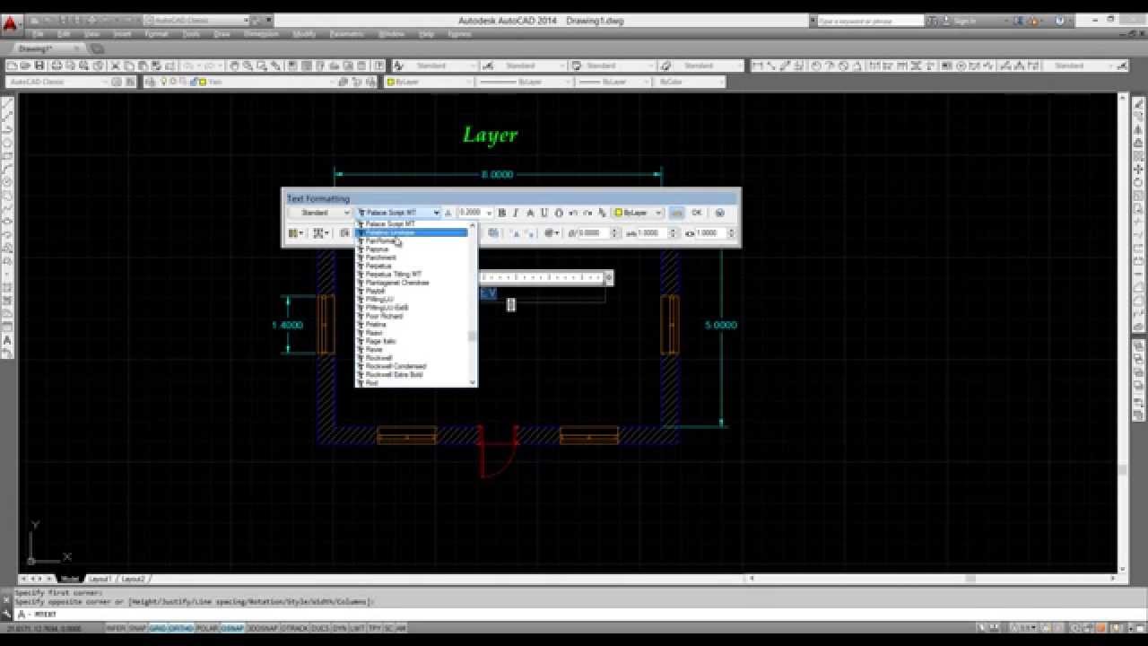 Yeni başlayanlar üçün AutoCad Layer - YouTube