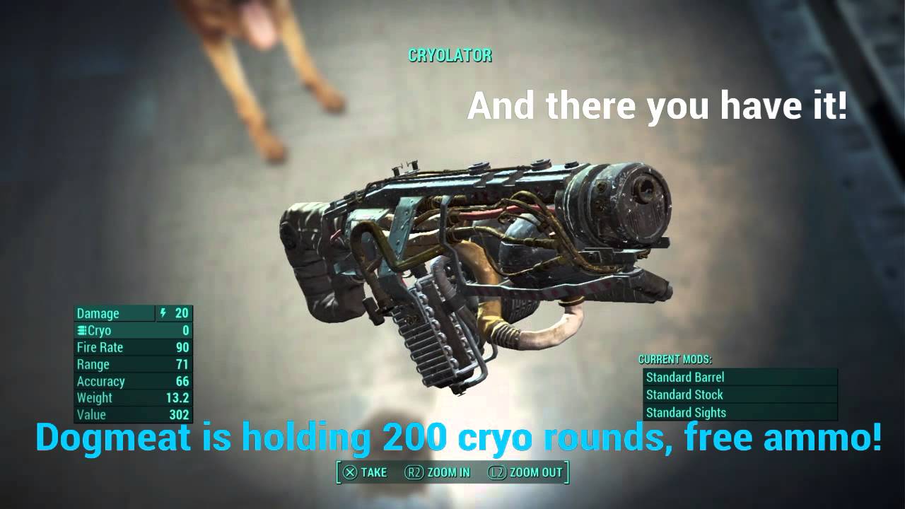 Fallout 4: How to obtain the Cryolator (Still works!) - YouTube