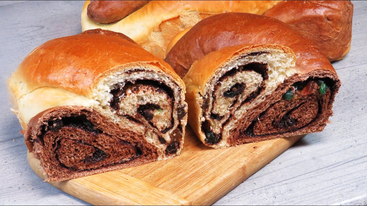 Cozonac rapid in doua culori - YouTube