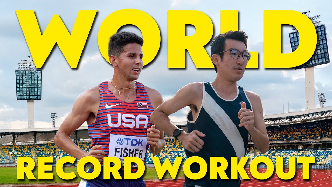 Can I survive Grant Fisher's BRUITAL WORLD RECORD WORKOUT? - YouTube