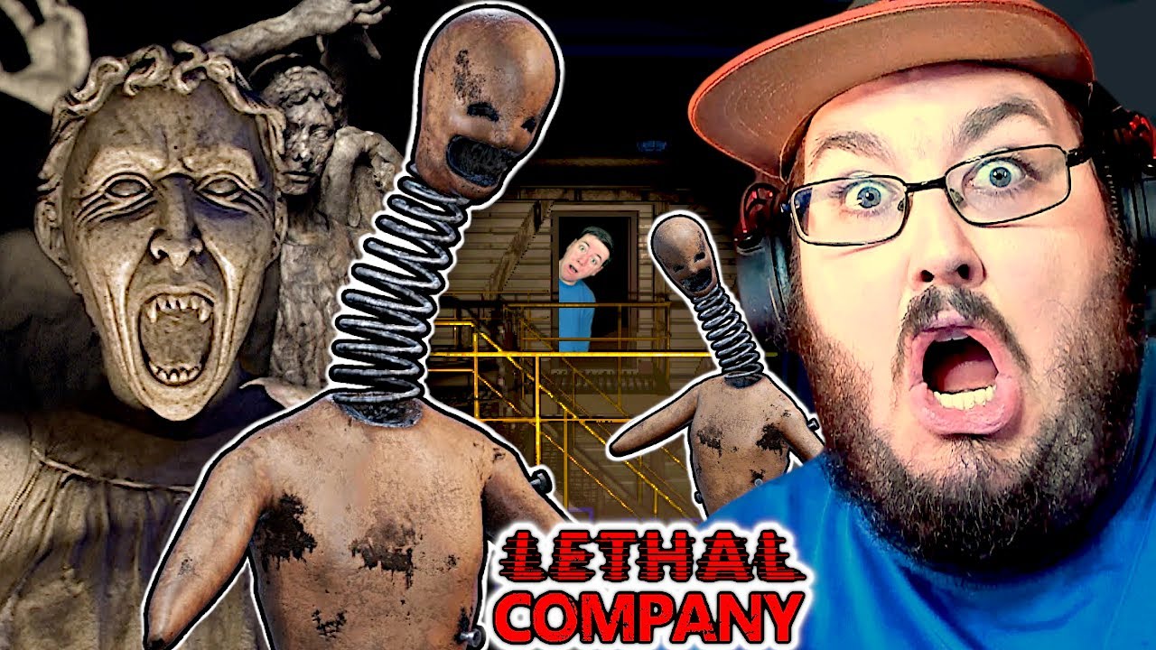 2 IDIOTS TAKING ON LETHAL COMPANY - SPRING HEAD 1ST ENCOUNTER IS PURE ...