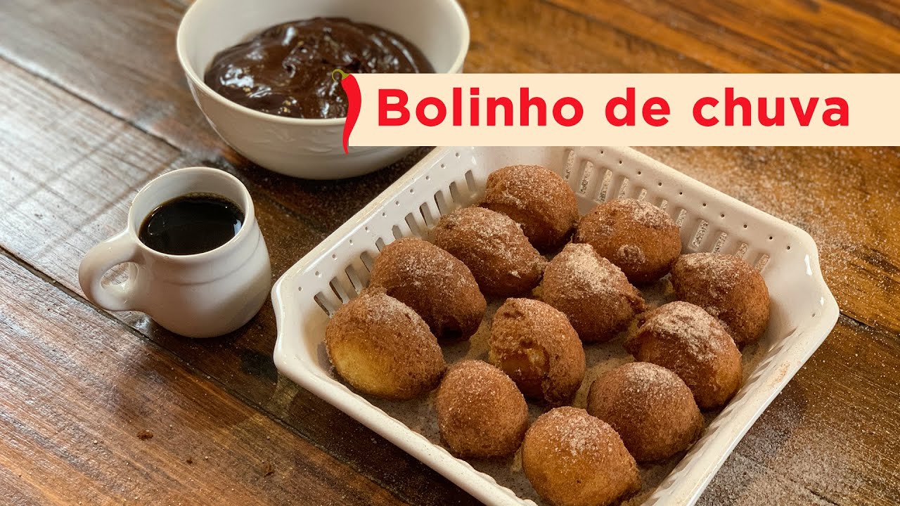 Como fazer Bolinho de Chuva com Chocolate | Canal Tempera - YouTube