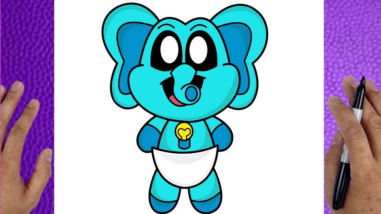 Calling All Elephant Fans! Draw Baby Bubba Bubbaphant (Smiling Critters ...